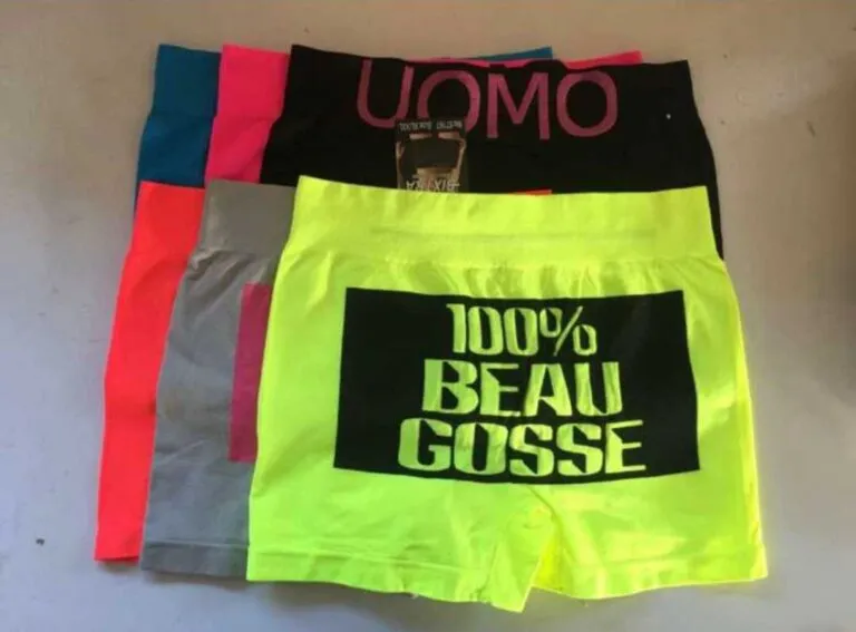 Caleçon humour homme 100% beau gosse (x12) - Grossiste en ligne
